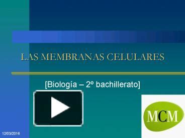 Ppt Las Membranas Celulares Powerpoint Presentation Free To