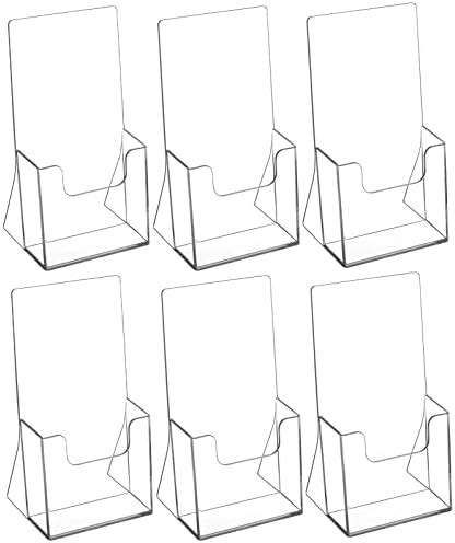 Amazon Maxgear Acrylic Brochure Holder Inch Wide Tier Clear