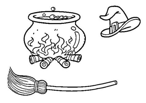 Desenhos De Vassoura Para Colorir Pintar E Imprimir Colorironline