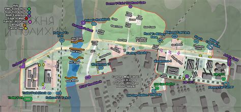 Escape From Tarkov Extraction Maps