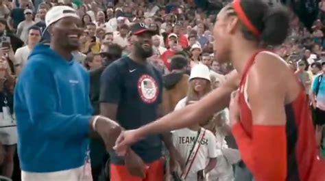 Bam Adebayo Roots For His Rumored Girlfriend A Ja Wilson For The WNBA