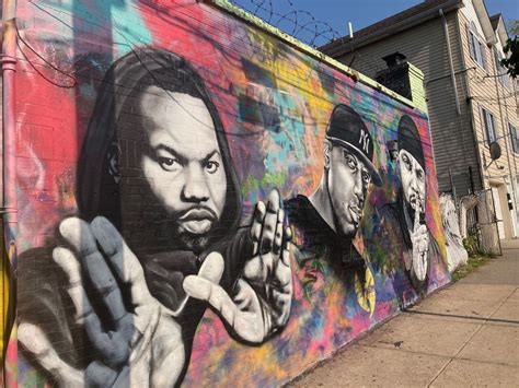 Impressive Mural Honoring Legendary Wu Tang Clan In Progress On