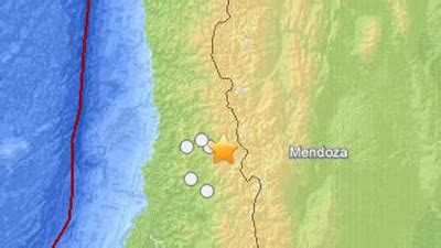 Fuerte temblor en Chile se sintió en Argentina Temblores Terremotos