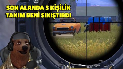 SON ALANDA 3 KİŞİLİK TAKIM BENİ SIKIŞTIRDI PUBG Mobile ONE MAN
