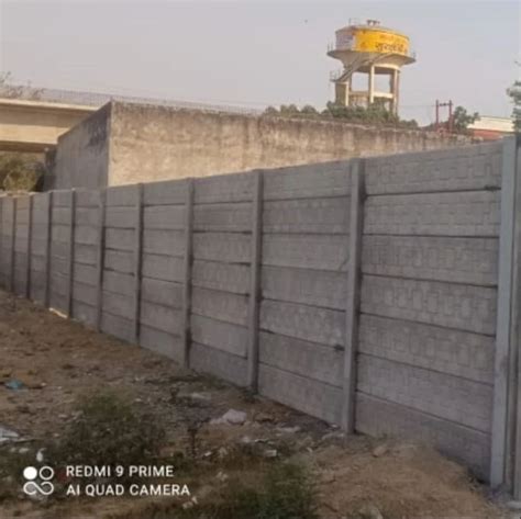 Prefab RCC Readymade Compound Wall For Boundary Thickness 45mm At Rs