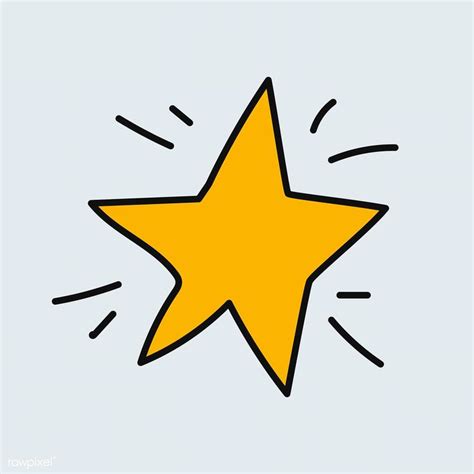 A Yellow Star With Rays Coming Out Of It