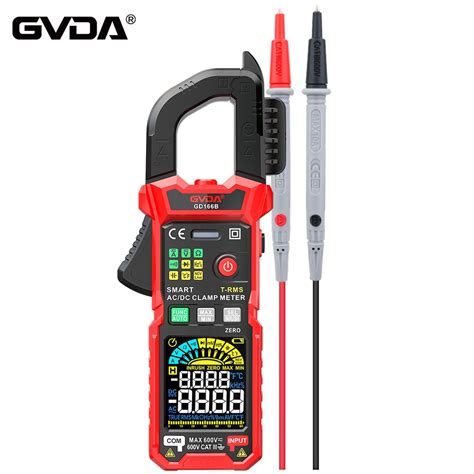 GVDA Digital Clamp Meter Multimeter Auto Range True RMS NCV DC AC