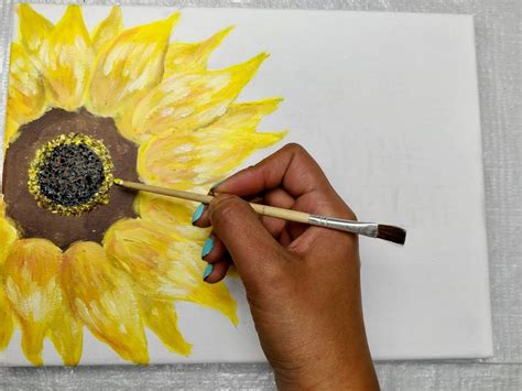 Sunflower Watercolor Painting Easy Best Flower Site
