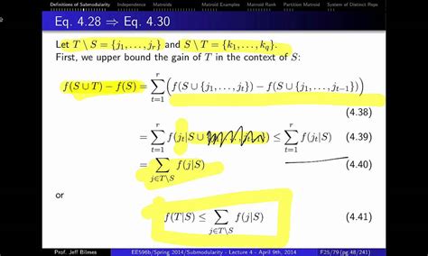 ee596b lecture 4 submodular functions optimization and applications to machine learning youtube