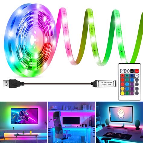 Mua Houhui Led Strip Lights Ft Rgb Led Lights Strip For In Tv