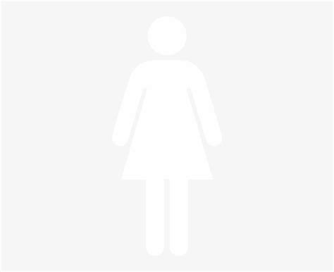 Free Female Bathroom Sign Png Women Symbol Png White Png Image