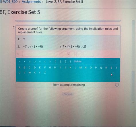 solved 5 w01 s20 assignments level 2 8f exercise set 5