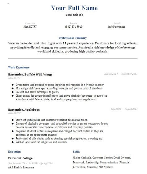 Ats Resume Template Word Prntbl Concejomunicipaldechinu Gov Co