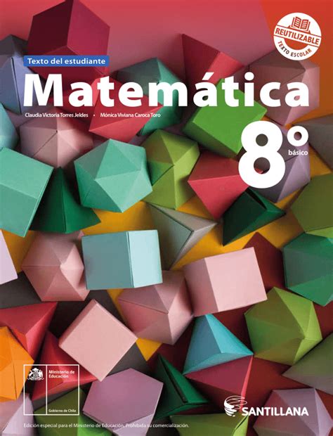 Libro de Matemáticas 8 Básico 2024 Mineduc