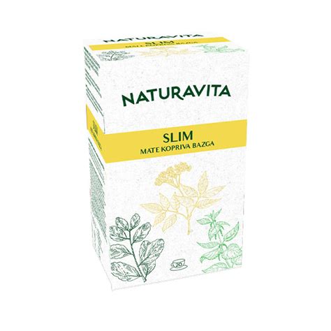 NATURAVITA Slim 30g 20 sáčků bylinný čaj DMT 9 2023