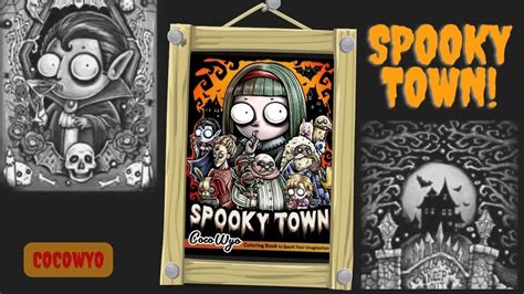 Flip through Présentation du livre Spooky Town de Coco Wyo YouTube