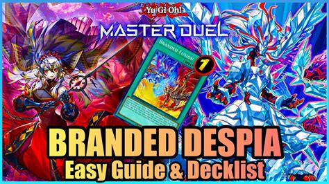 UPDATED BRANDED DESPIA EASY GUIDE DECKLIST Yu Gi Oh Master