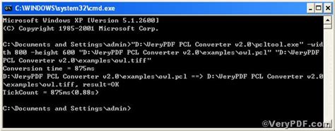 Convert Pcl To Tiff And Set Page Size Via Command Line VeryPDF