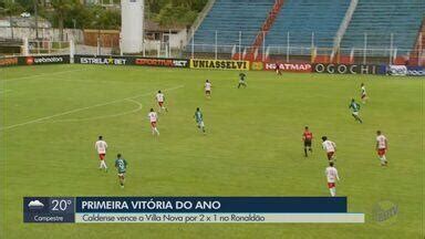 Jornal da EPTV 2ª Edição Sul de Minas Caldense bate o Villa Nova e