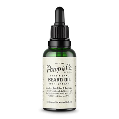 Pomp Co Traditional Beard Oil Olejek Do Brody 30ml