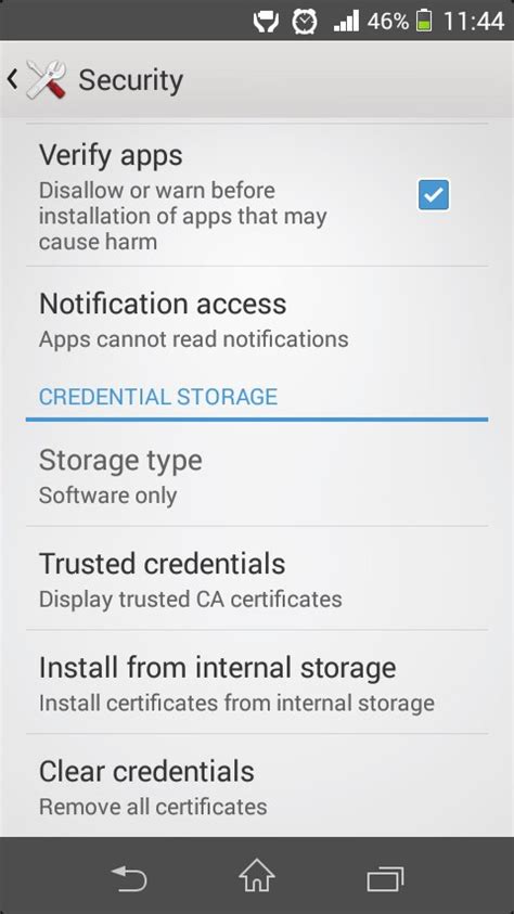 how to install ca certificate to an android device smart dns proxy support
