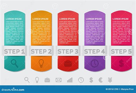 Infographics Frames Vector Infographic Circular Templates 9 Ste