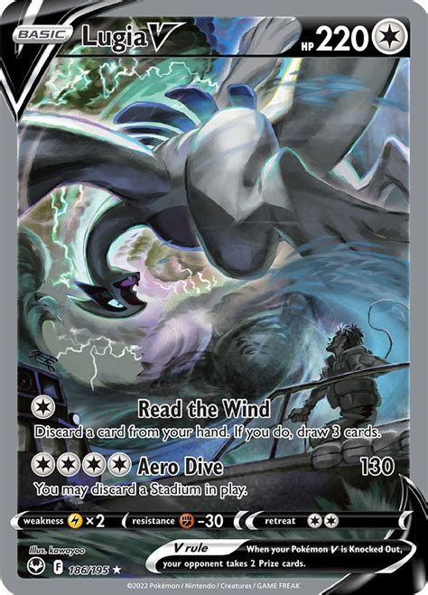 Serebii net Pokémon Card Database Silver Tempest 186 Lugia V