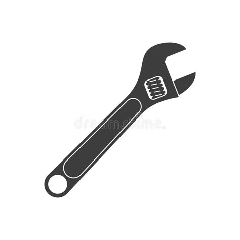 Icono De La Llave Ajustable Ilustración del Vector Ilustración de