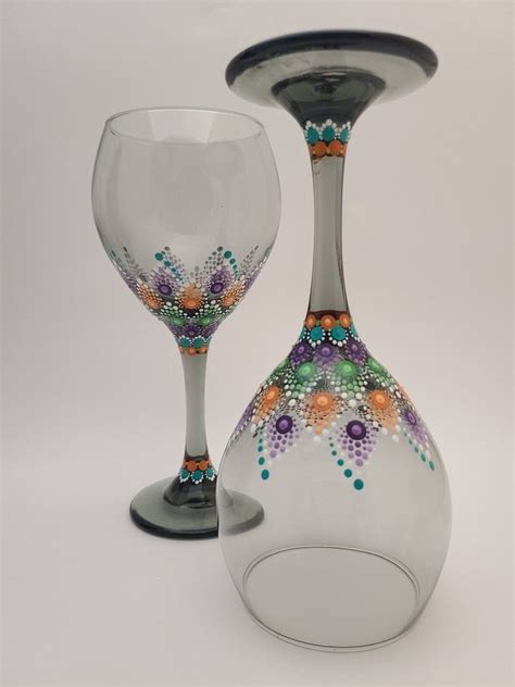 Glass Bottle Crafts Bottle Art Diy Wine Glasses Glitter Glasses
