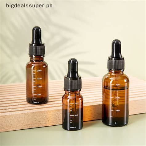 Pro 5ml 100ml Dropper Bottles With Scale Reagent Eye Drop Amber Glass