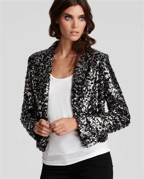 Karen Kane Sequin Blazer Women Bloomingdale S Sequin Blazer