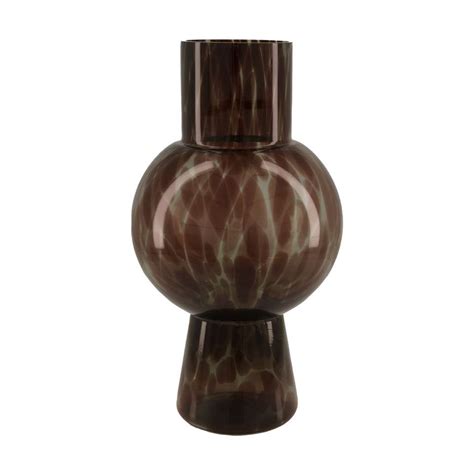 Cozy Ibiza Vaas Glas Bruin Kopen Shop Schalen Vazen Bij Loods 5