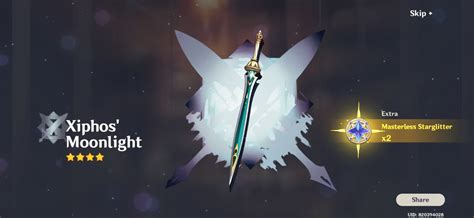 I Got Xiphos Moonlight Genshin Impact Hoyolab