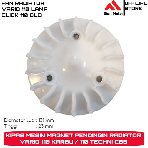Jual Kipas Mesin Fan Magnet Pendingin Radiator Honda Vario Techno