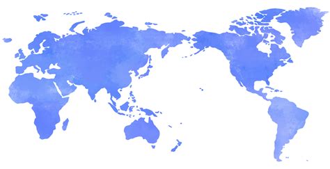 Colorful Water Color World Map Painting On White Background 11298964 PNG