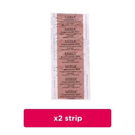 Lodia 2 Mg 2 Strip 10 Tablet Strip Hemat Borongan Kegunaan Efek
