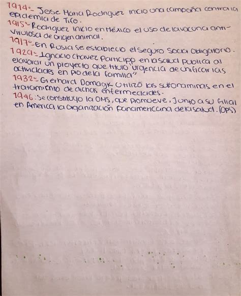 Salud Publica Y Nutricion Linea Del Tiempo Cap