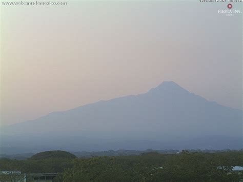 Webcams de México on Twitter Volcán de Colima al atardecer Vista
