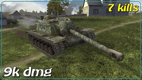T110E3 7 Frags 9k Dmg WoT Blitz YouTube