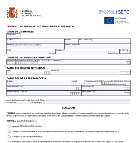 El Contrato De Formaci N En Alternancia Laboral