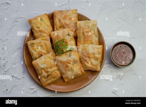 Martabak Tahu Indonesian Traditional Food Made From Tofu And Mix With
