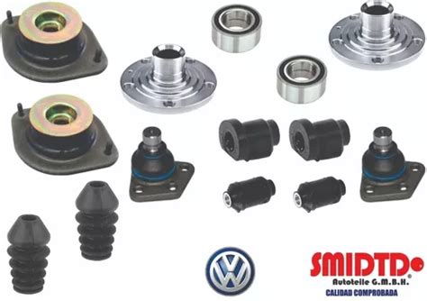 Kit Rotulas Baleros Mazas Bujes Gomas Rebote Vw Caribe Meses