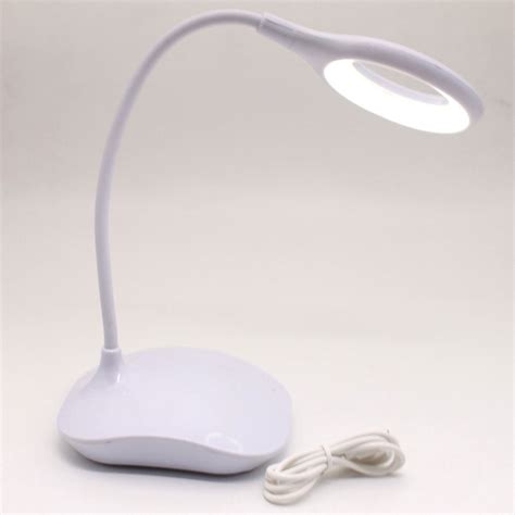 Lumin Ria Led Mesa Touch Recarreg Vel Usb Abajur Flex Vel Lu
