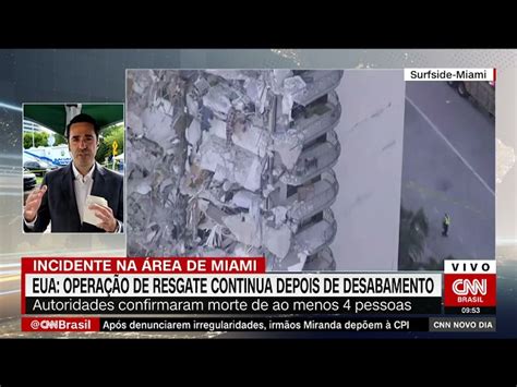 Sobe para 4 o número de mortos em desabamento em Miami 159 estão