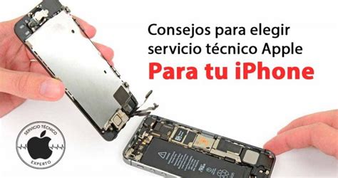Consejos para el servicio técnico Apple reparación iPhone