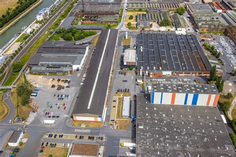 Hamm aus der Vogelperspektive Werksgelände der voestalpine Böhler