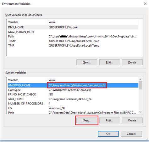 build ionic can t find android home on windows 10 stack overflow