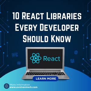 React Libraries Every Developer Should Know Evolverstech