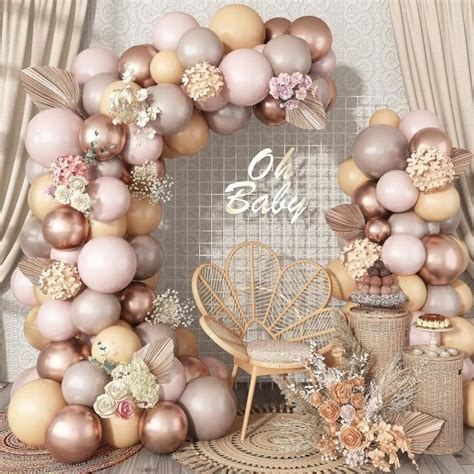 Kit D Arche De Ballons Beiges Nude M Tallis Or Rose M Tallis En