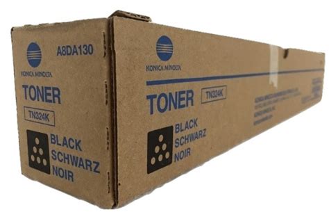 Konica Minolta TN324K Toner Cartridge 28K YLD Black Genuine